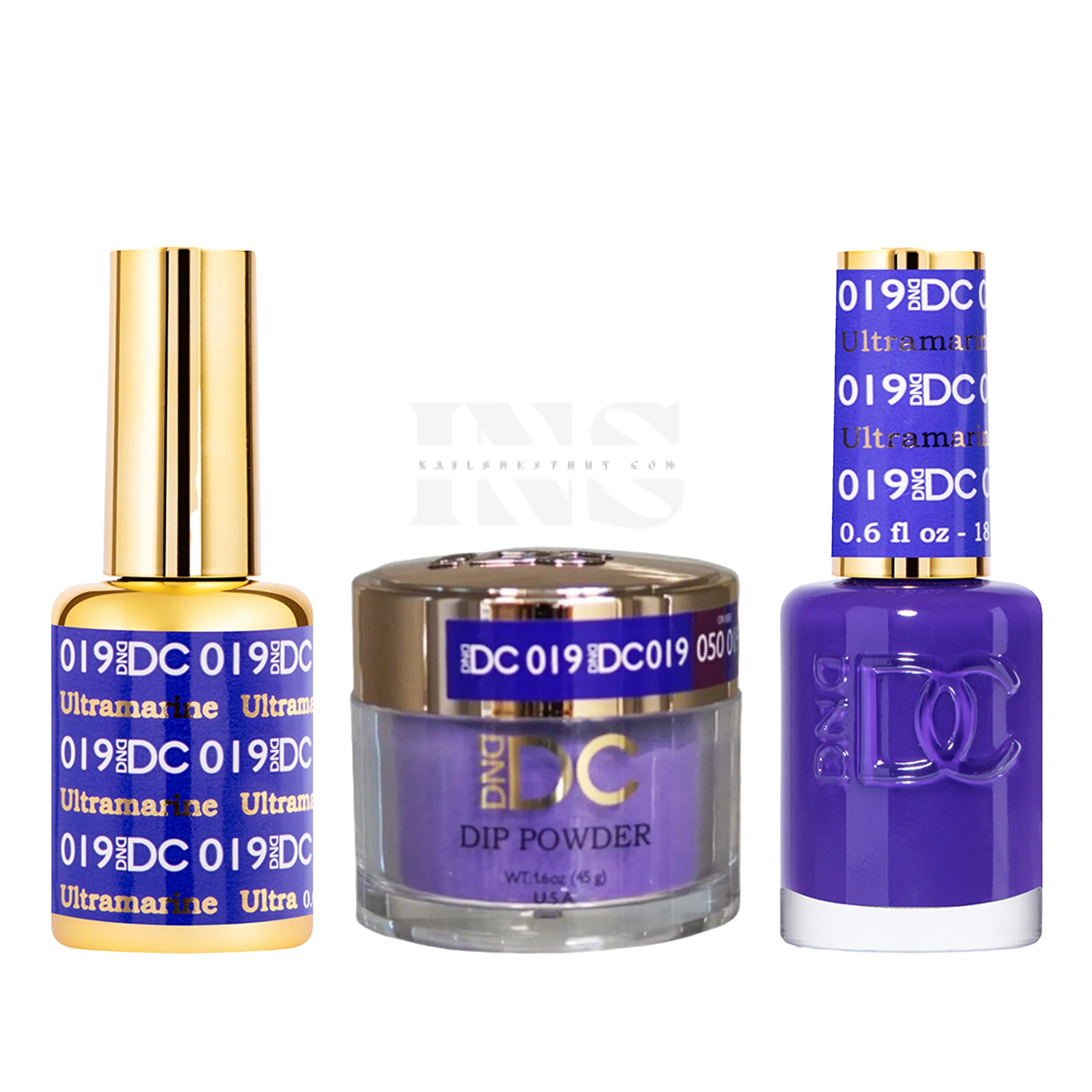 DND DC Trio 019 Ultra-Marine – iNAIL SUPPLY