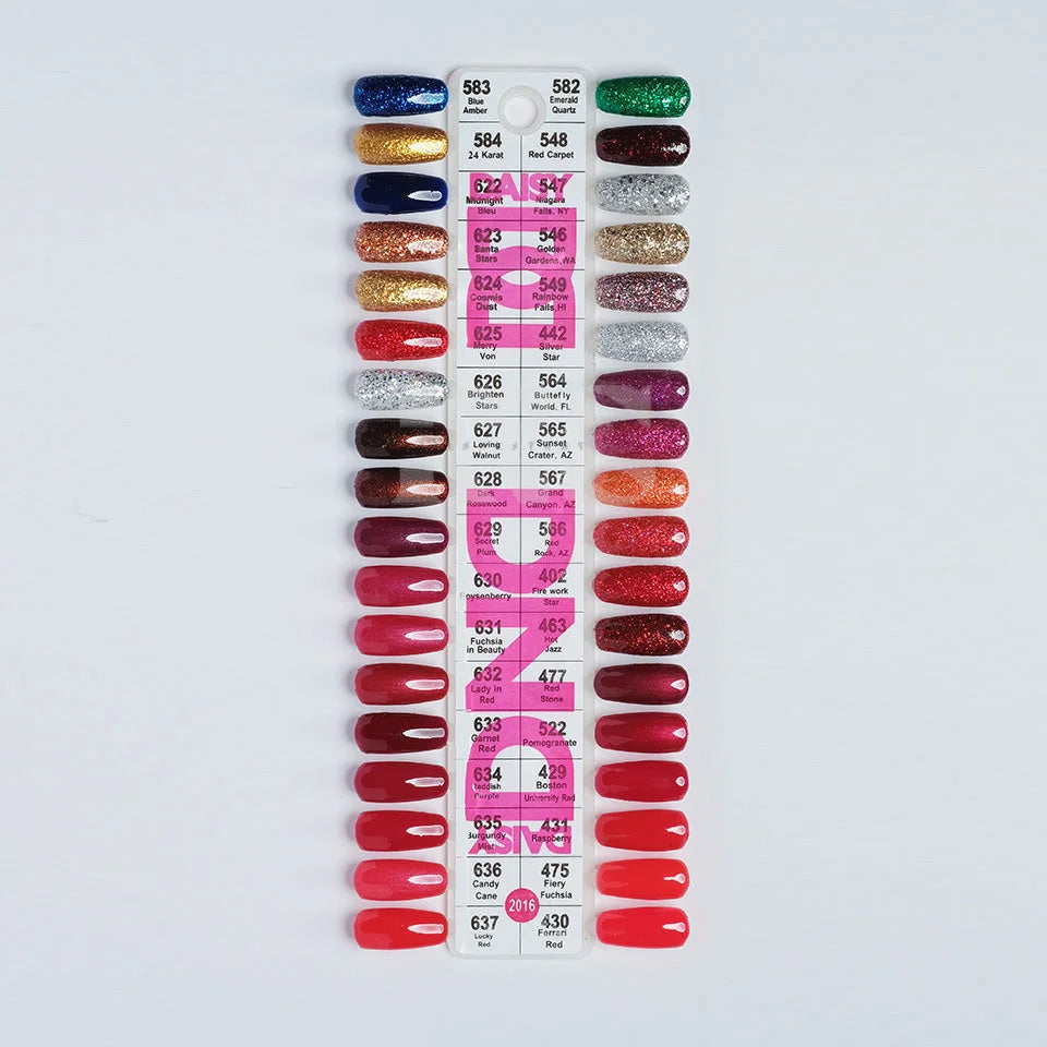 iNAIL SUPPLY - DND Color Chart 2016