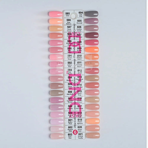 iNAIL SUPPLY - DND Color Sample Chart 6