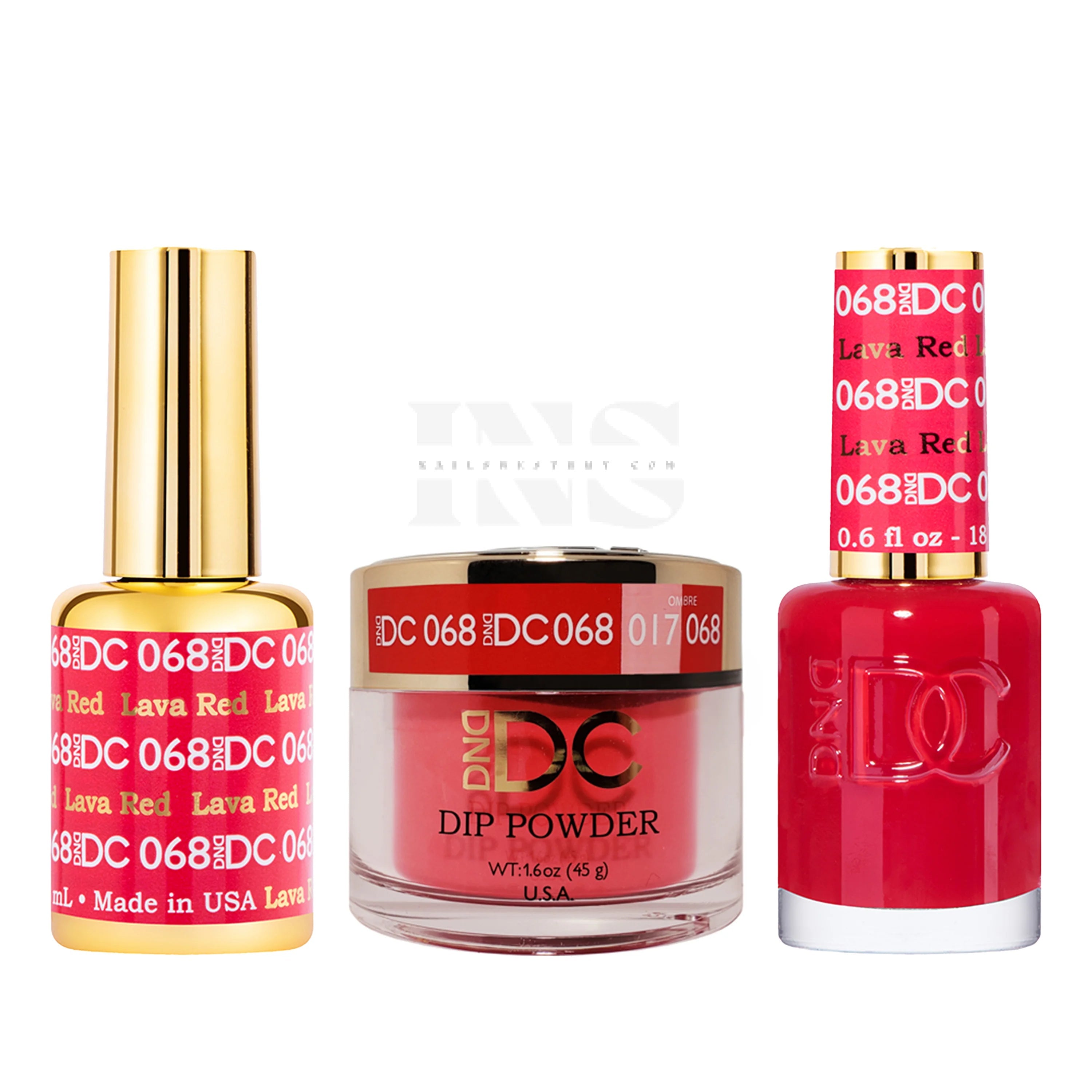 DND DC Trio 068 Lava Red – iNAIL SUPPLY
