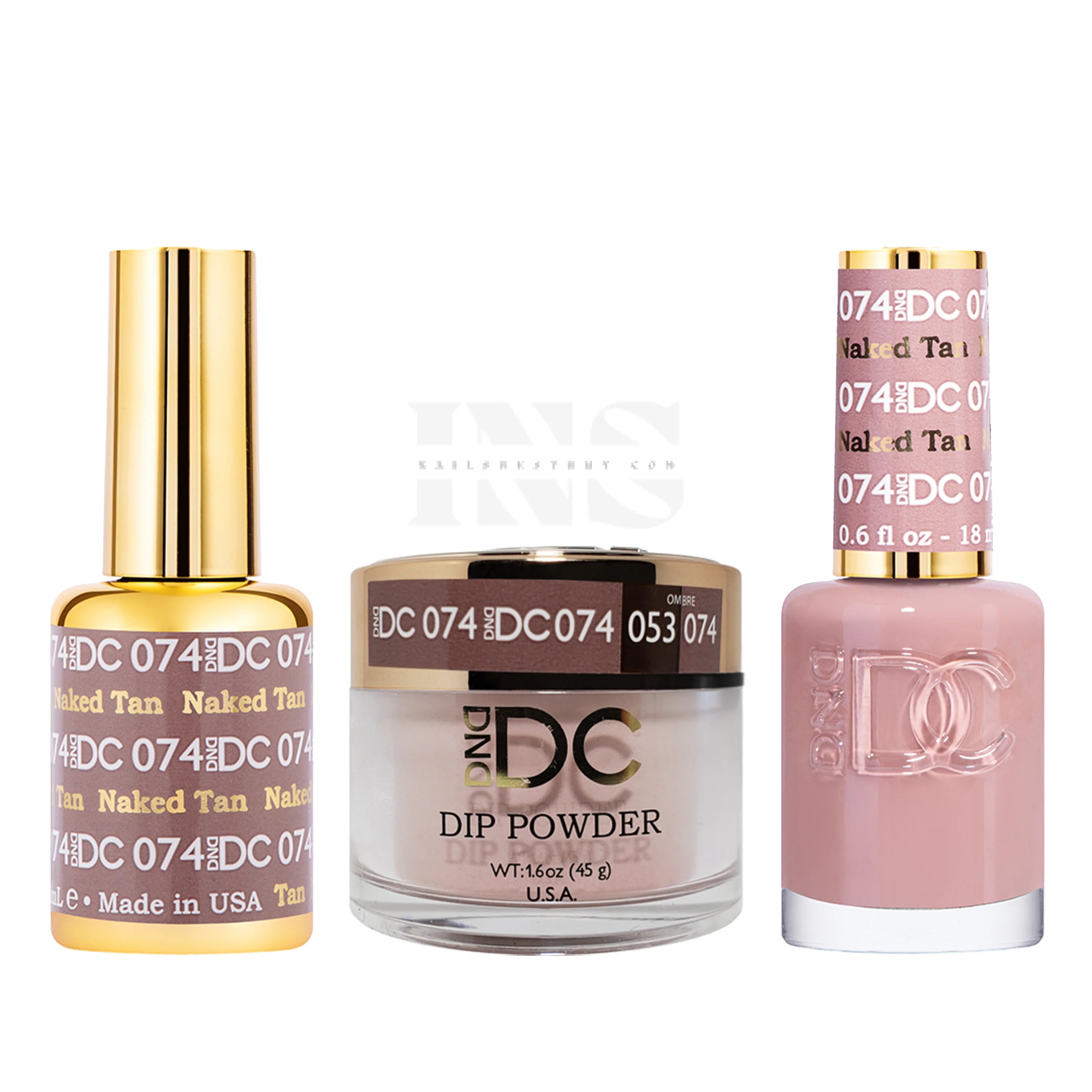 DND DC Trio 074 Naked Tan – iNAIL SUPPLY