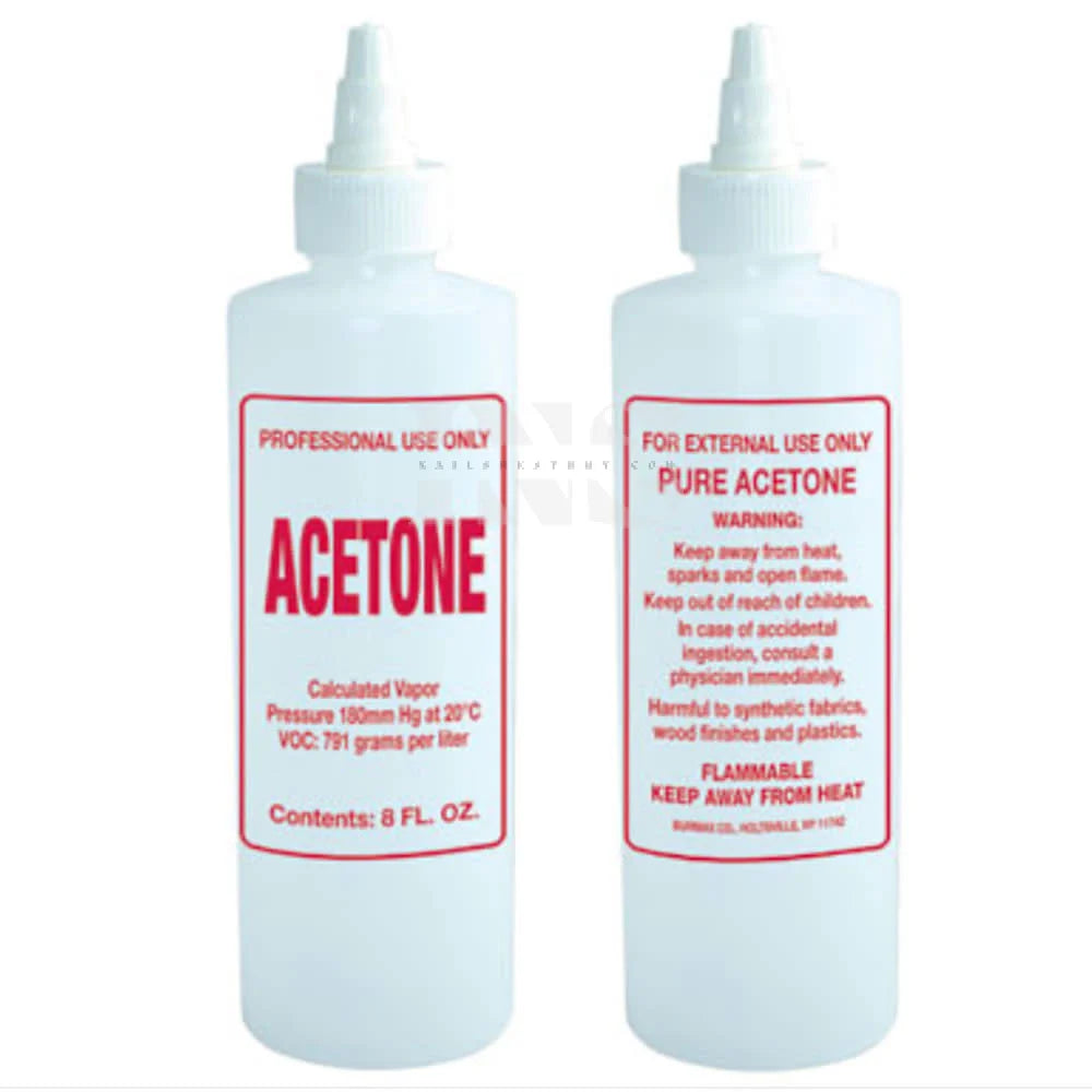 iNAIL SUPPLY - Empty Plastic Bottle Acetone - 8 oz
