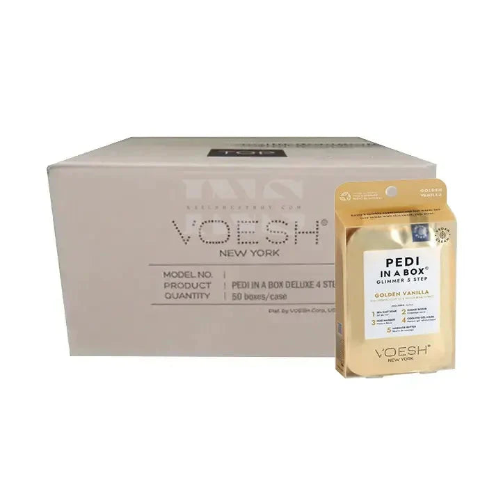 VOESH Pedi In A Box 5 Step - Glimmer Spa 50/Box – iNAIL SUPPLY